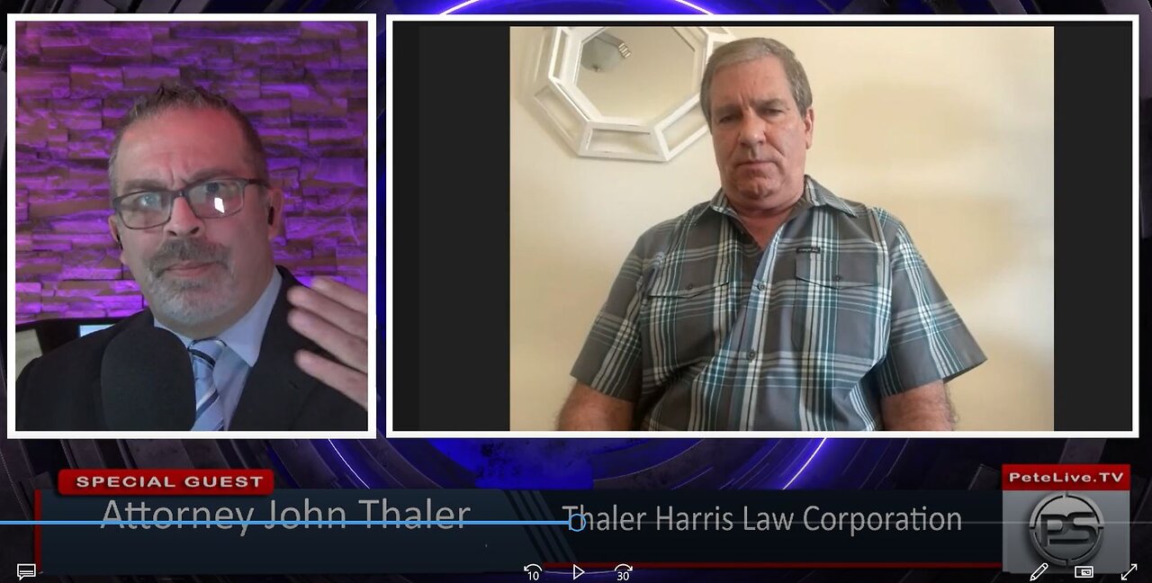 #12 ARIZONA CORRUPTION EXPOSED - Attorney John Thaler - 1ST Interview With Pete Santilli ...