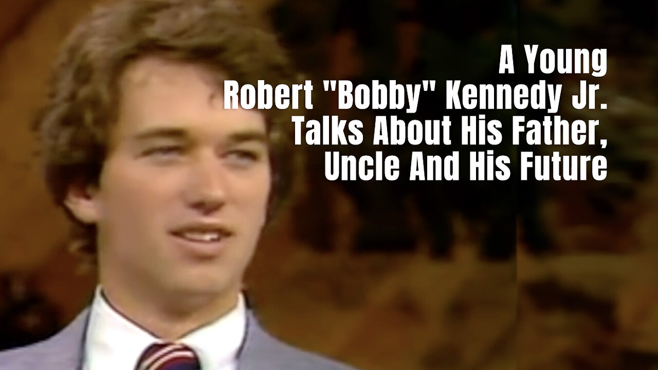 A Young Robert "Bobby" Kennedy Jr. Talks About His Father, Uncle And ...