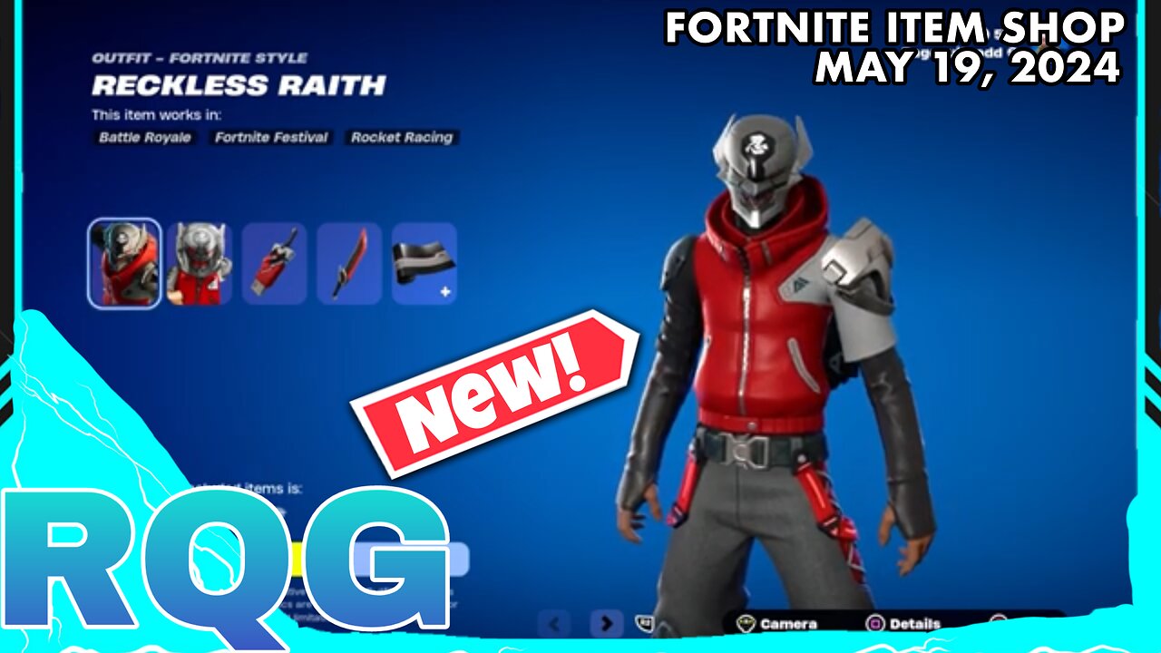 "NEW" RECKLESS WRAITH SKIN+RICK GRIMES IS BACK! FORTNITE ITEM SHOP (May ...