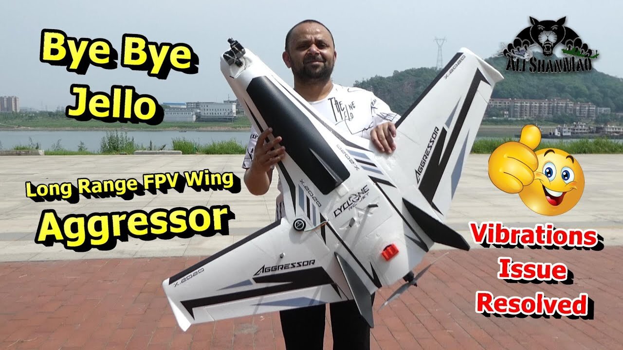 Aggressor Long Range FPV Flying Wing FPV Test Flight