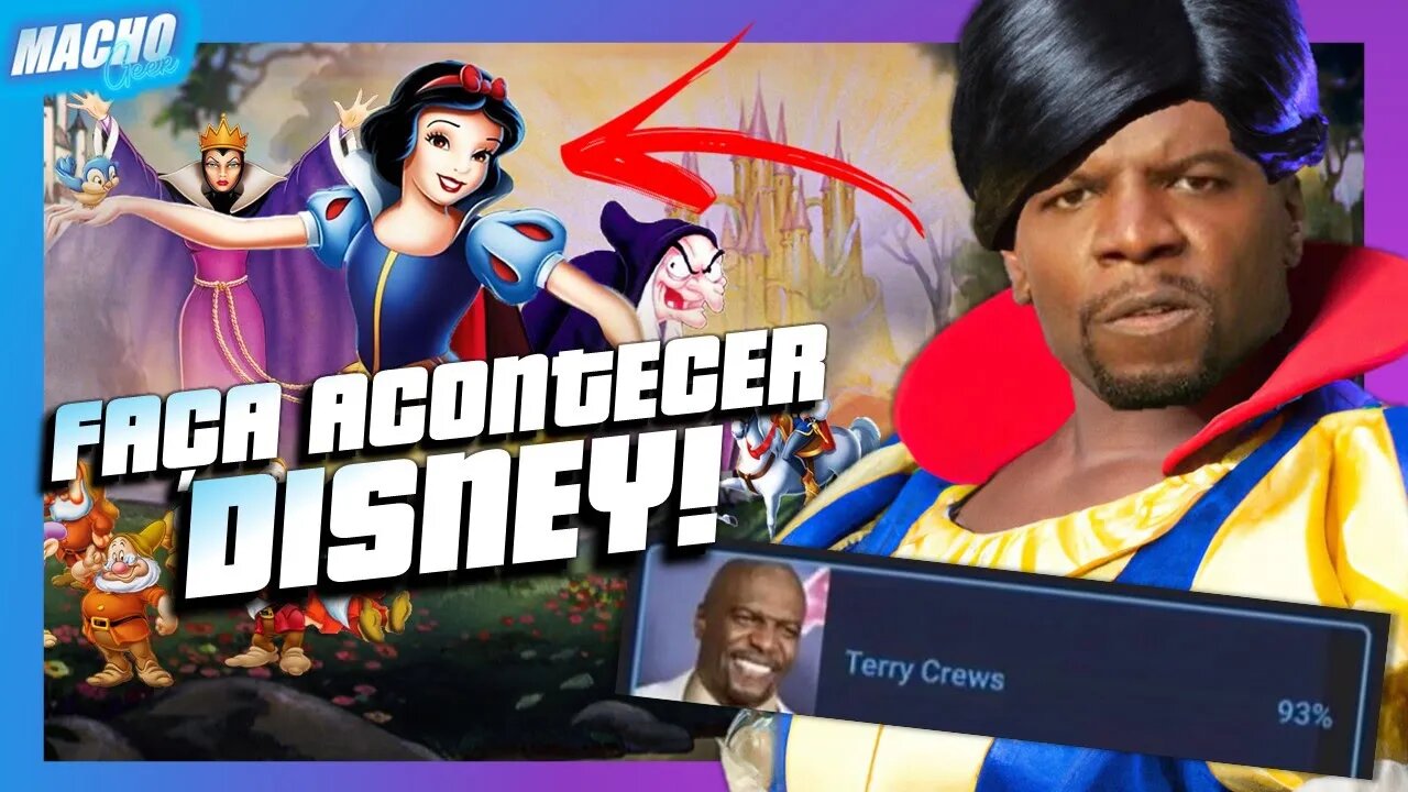 FÃs Querem Terry Crews Como Branca De Neve E Twitter Chora