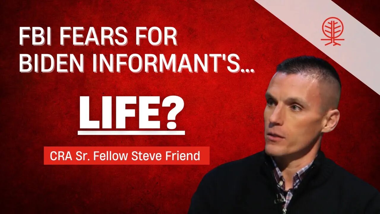 Steve Friend Responds to Reports that the FBI Fears for Biden Informant ...