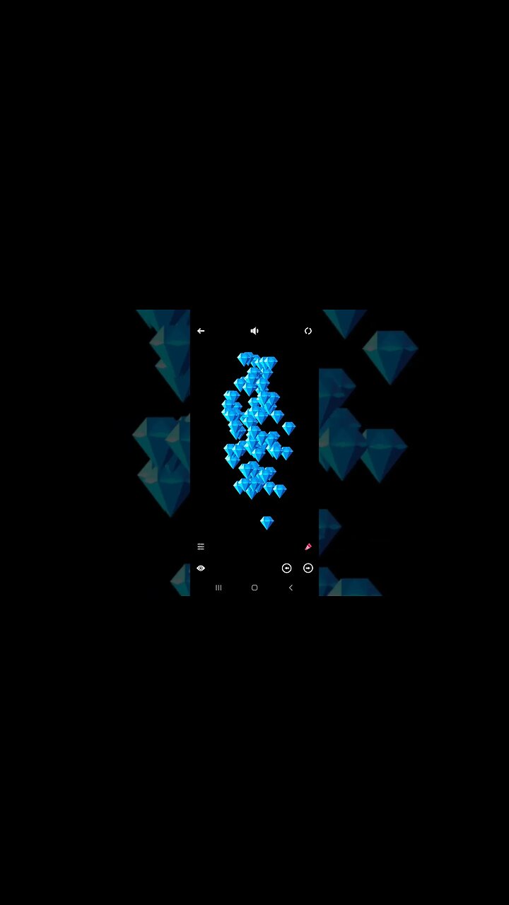 Tangle app on Android: Twirling chaos emeralds