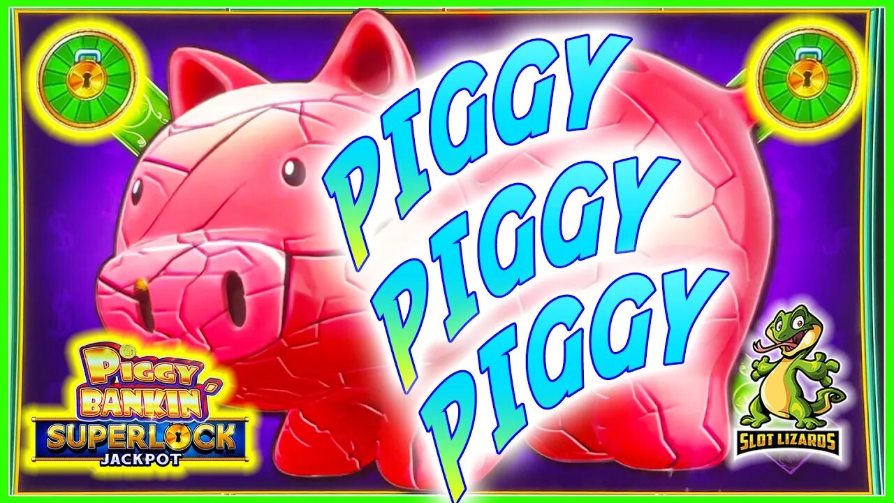 PIGGY PIGGY PIGGY WHEEL PIG BIG WIN! Superlock Jackpot Piggy Bankin ...