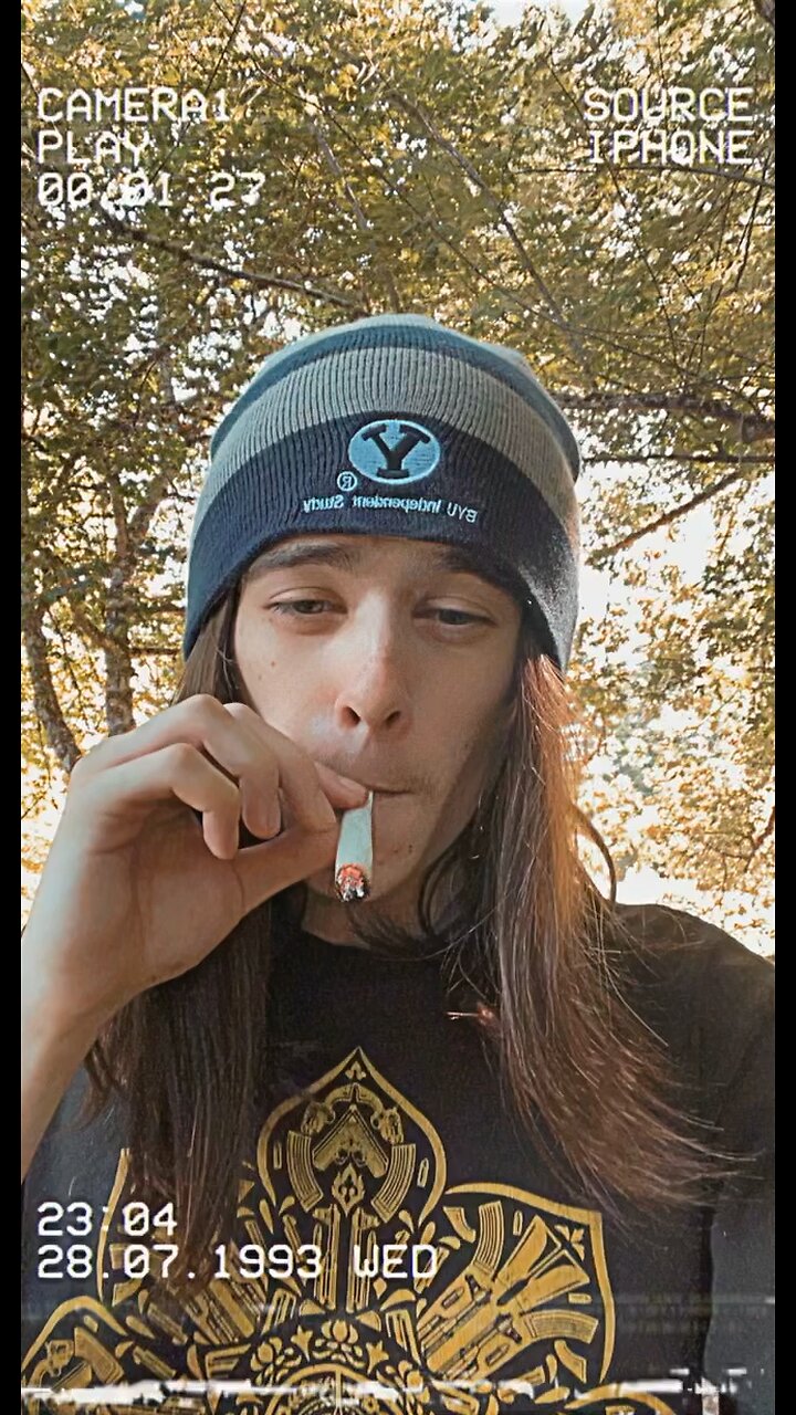 Yung Alone outside hitting a Joint with Yung Carter Joseph Wayne ...