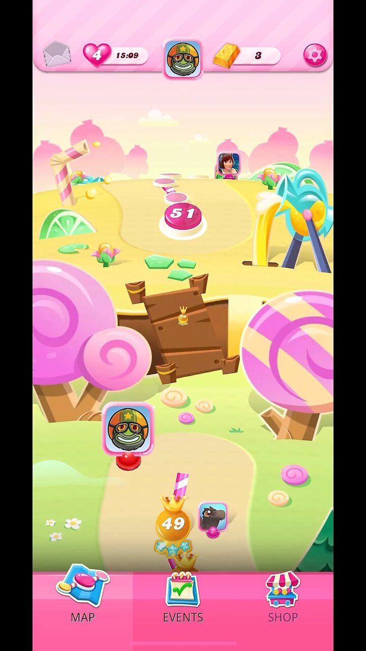 CandyCrush:Level 51-54 gameplay!