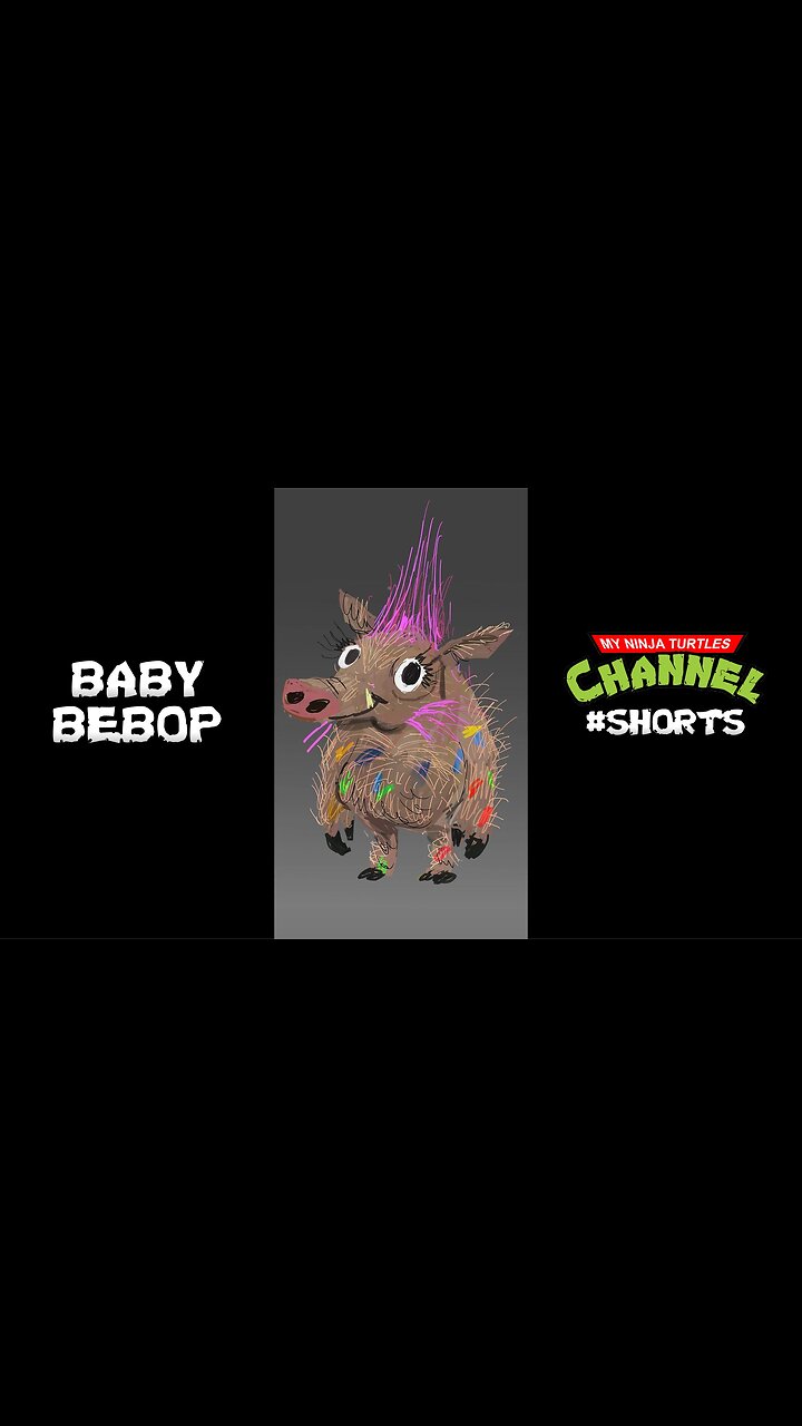 Baby Bebop TMNT Concept Art from Mutant Mayhem Teenage Mutant Ninja ...