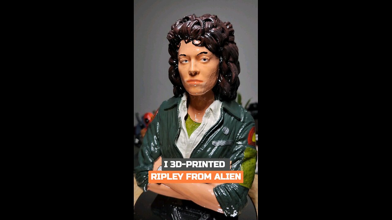 I 3D-Printed Ellen Ripley from the Alien movies #3dprinting #alien # ...