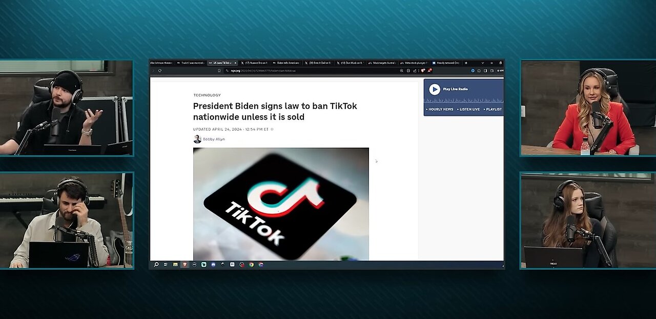 Ww3 Update Biden Signs Tiktok Ban Bill” Elon Musk X Tiktok Vows To Fight Back 26m