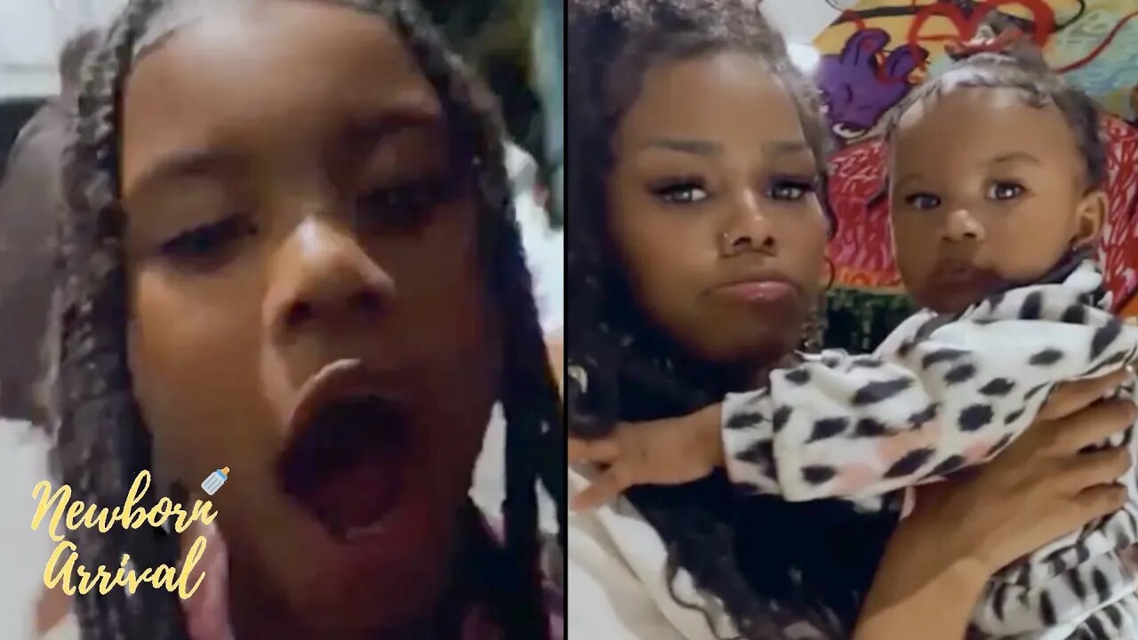 Teyana Taylor's Daughter Junie Snatches The Phone During Her Live! 😱