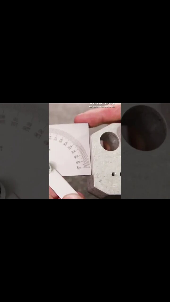 Checking Angles with a Steel Protractor