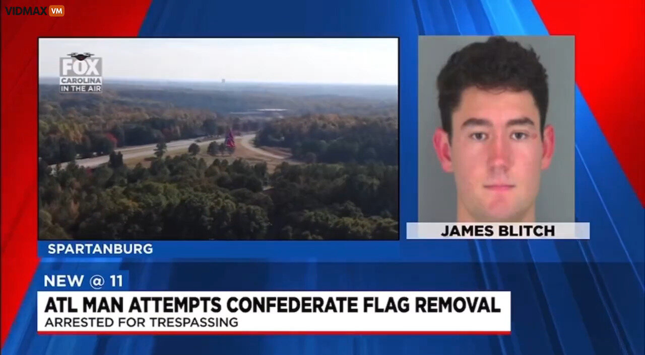 Snowflake Drives From Atlanta To South Carolina To Lower A Confederate ...