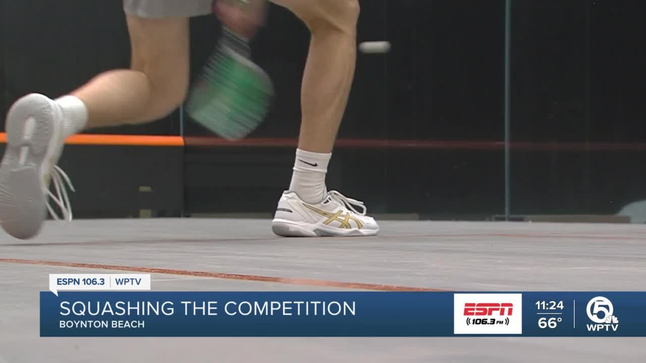 Top ranked squash player ready for bigger stage