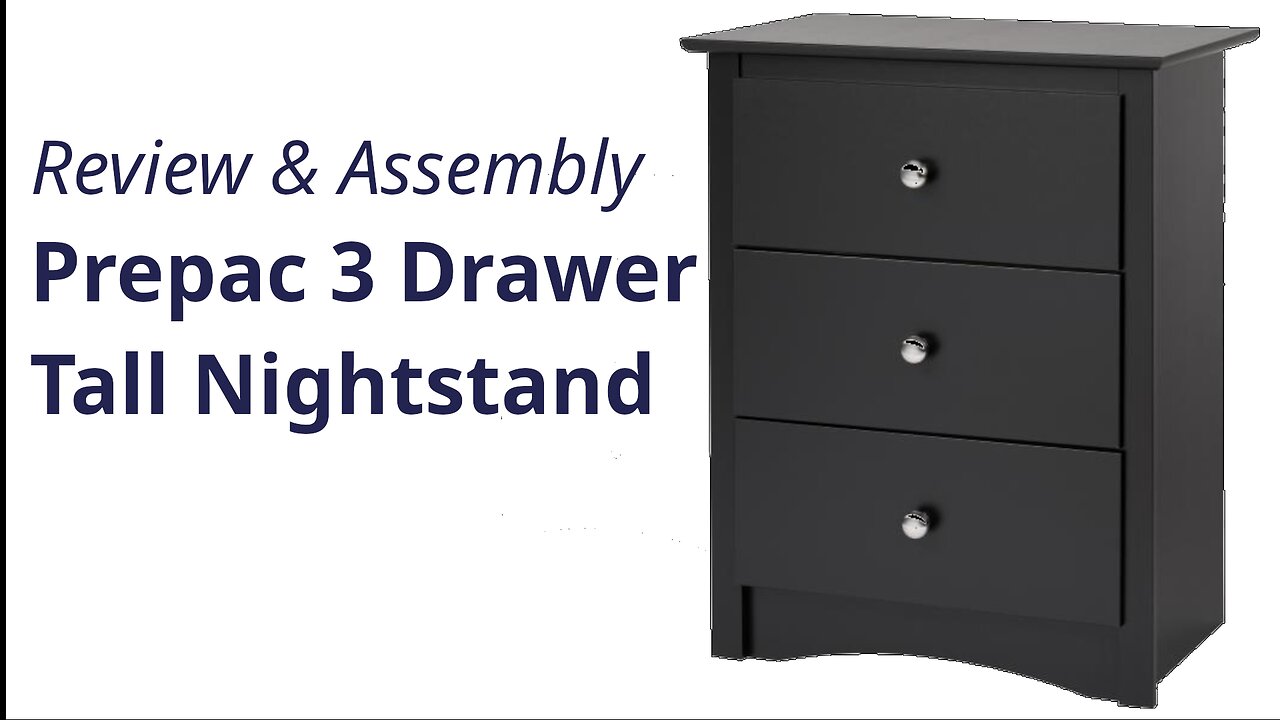 Prepac Three Drawer Nightstand Review