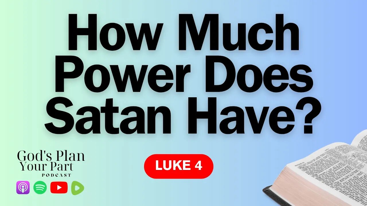 Luke 4 | The Temptation of Jesus: Satan's Power? Is Fasting Important ...