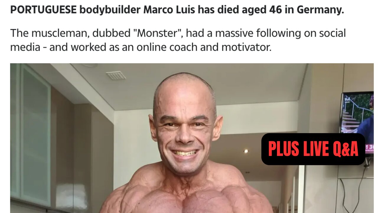 Bodybuilder Marco Luis Dies at 46 - LIVE