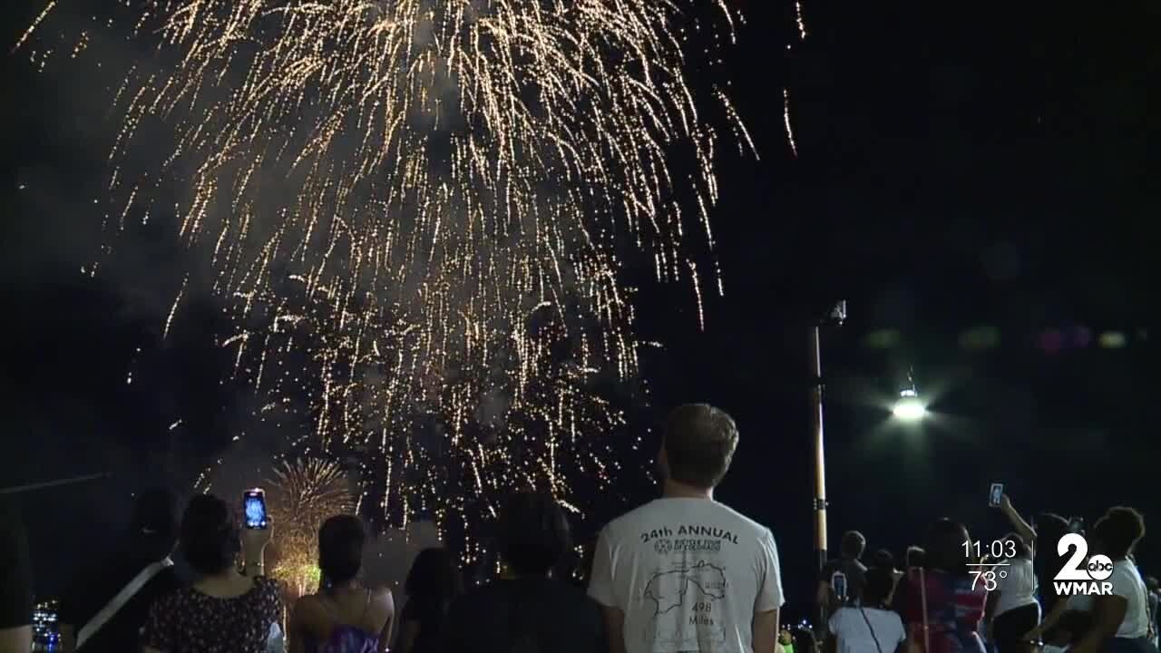 Fourth of July fireworks return to Baltimore‘s inner harbor for the ...