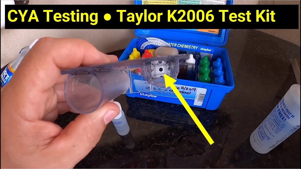 💦Pool Help 9 Cyanuric Acid CYA Level Test Using Taylor K2006 Test Kit