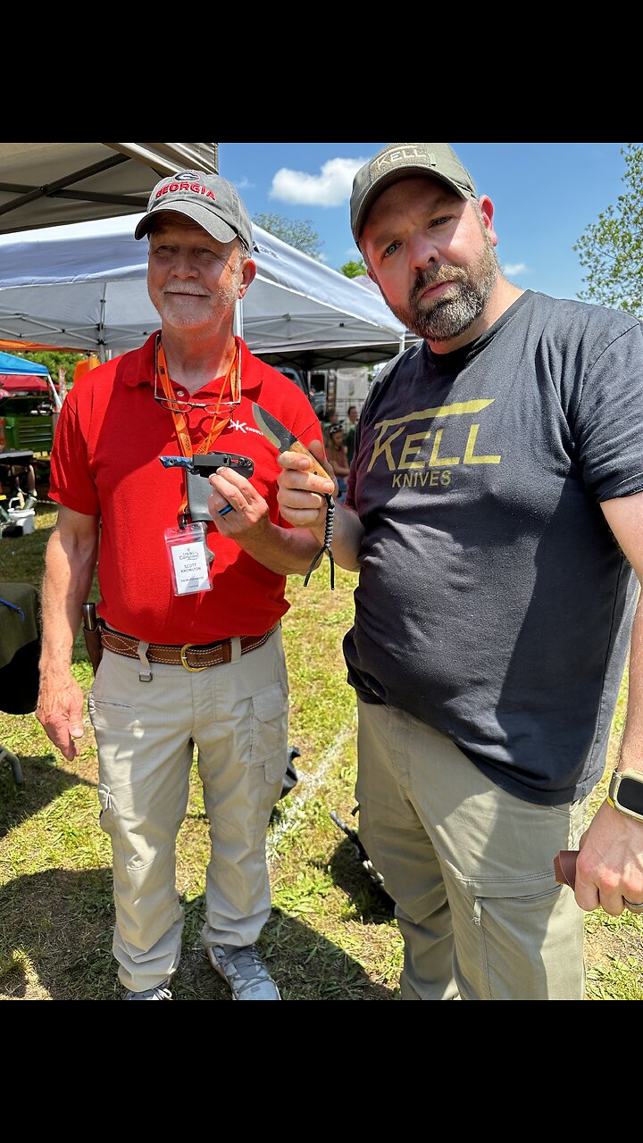 Pocket Checks and Knife Makers at GA Bushcraft!