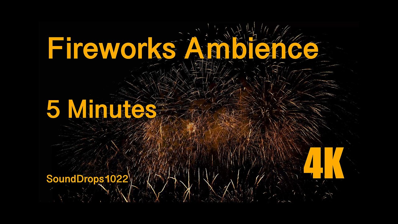 Fireworks in 5 Minutes | Calming Display for Relaxation