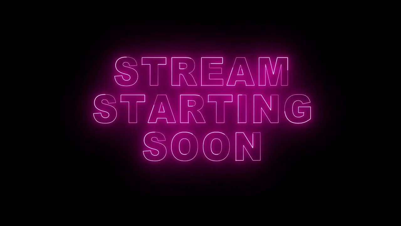 Pink Neon Stream Starting Soon Overlay Background backdrop Motion ...