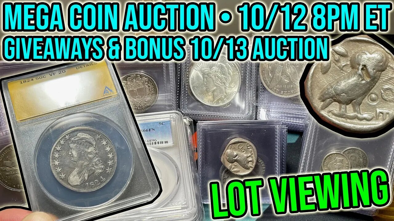 TWO Crazy Rare Coin Sales - $3,500+ US, World, & Ancient Lot Viewing ...