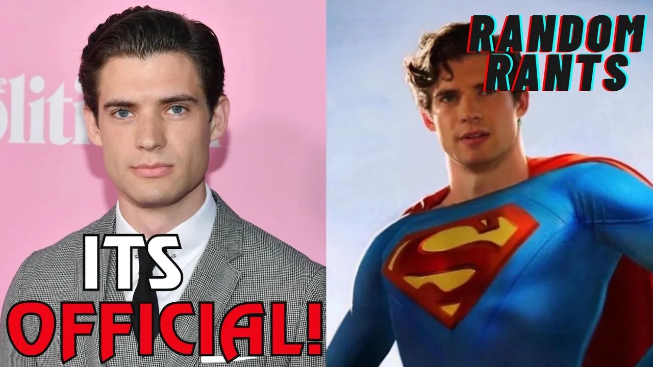 Random Rants: Superman Has Been Cast! Actor David Corenswet Will Don ...