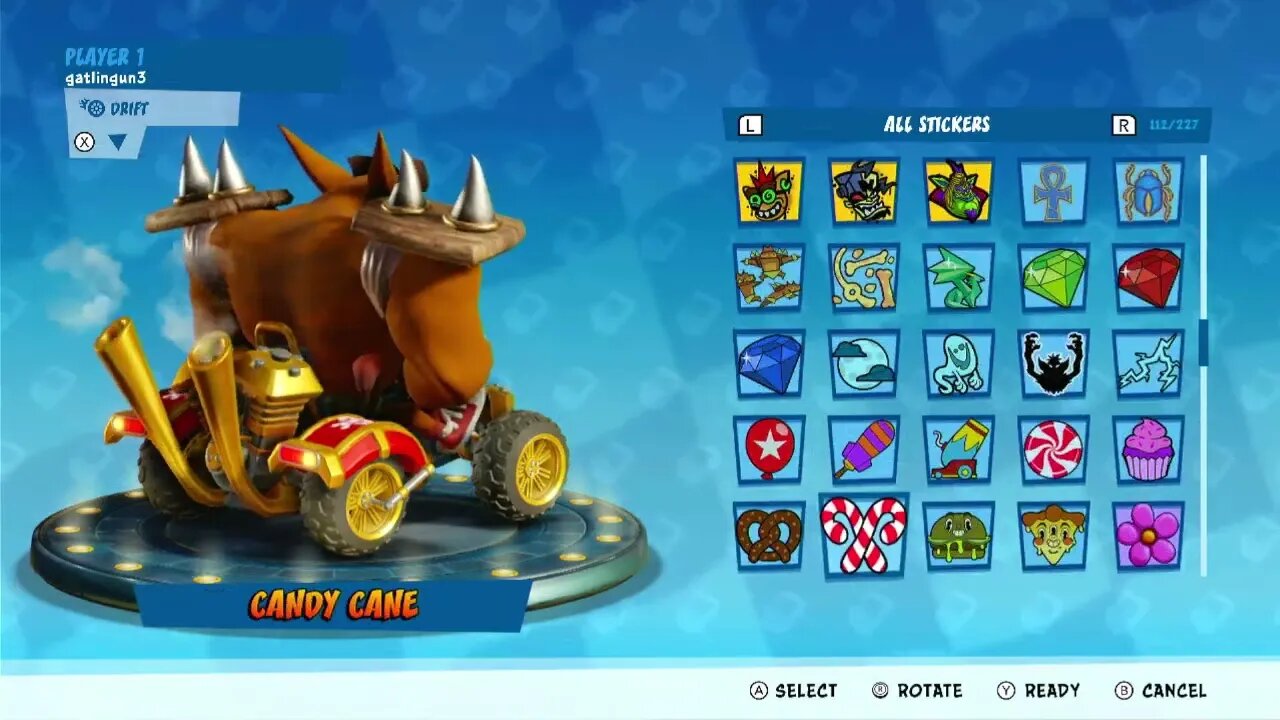 Team Cortex Kart x All Stickers & Decals Showcase - Crash Team Racing ...
