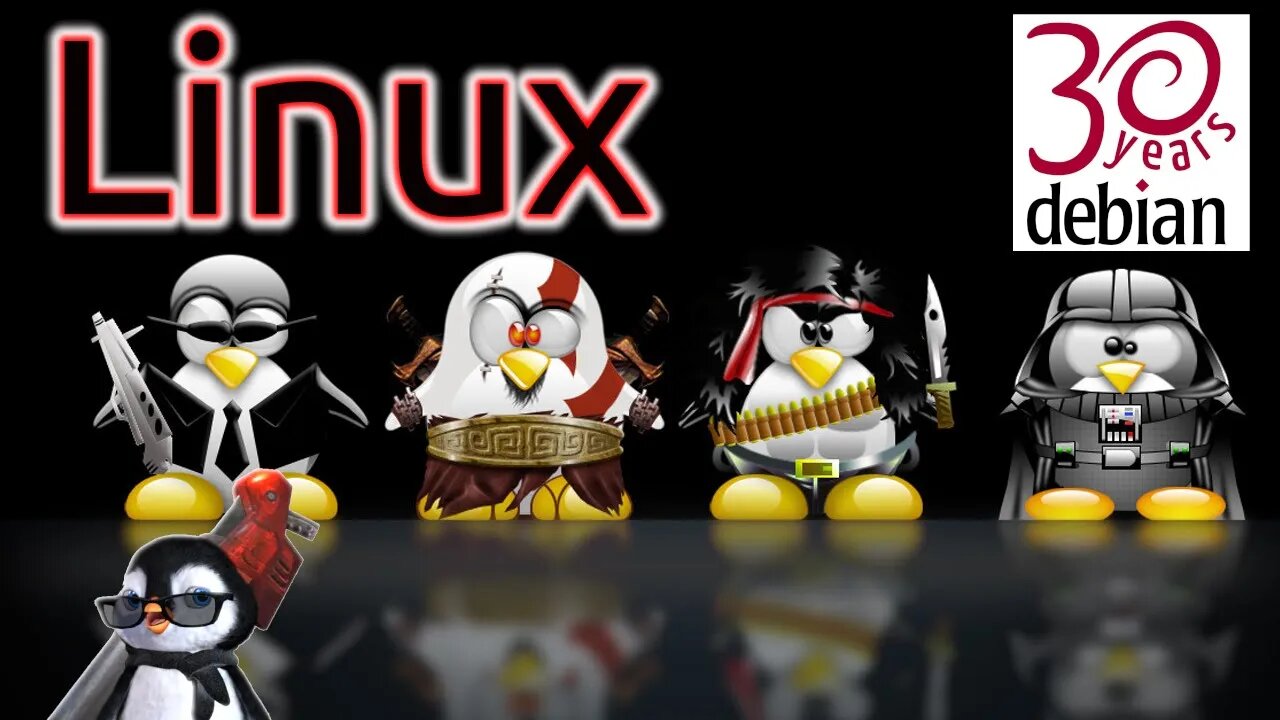 30 Years Of Debian Linux 🐧 Linux Penguin 🐧 Tech Stuff 3120