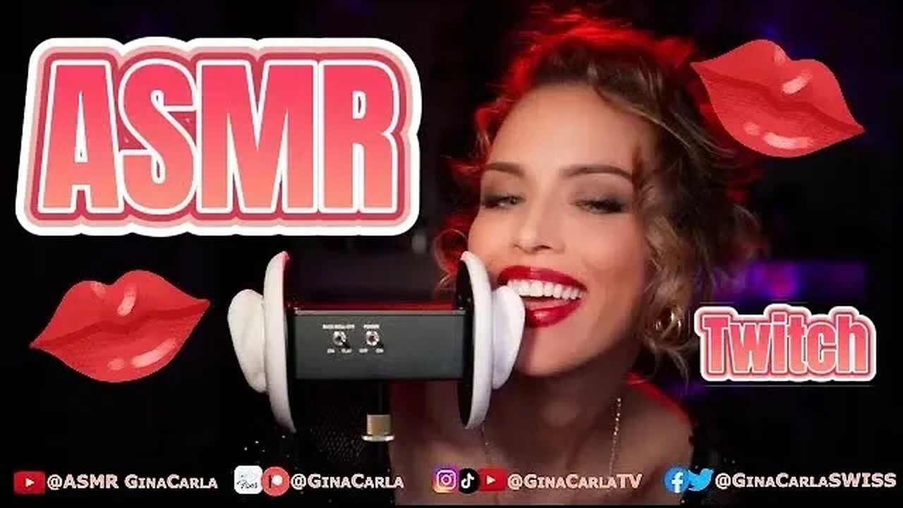 ASMR Gina Carla 🥳 Kissing You Asleep!
