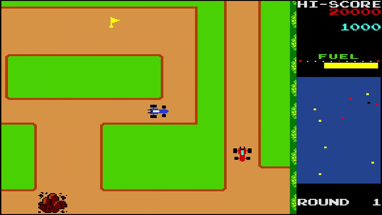 Let's Play: Rally X (Arcade)