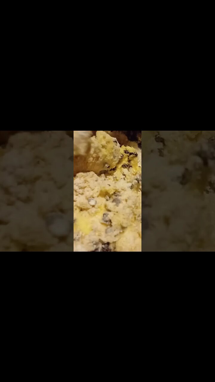 mixing cookie dough #asmr