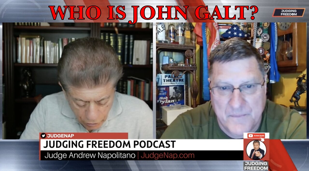 JUDGING FREEDOM W/ FMR UN WEAPONS SUPERVISOR COL Scott Ritter. SHIT IS ...