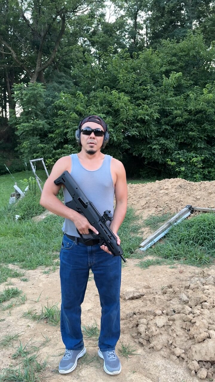 HiPoint Carbine with High Tower Armory bull-pup kit