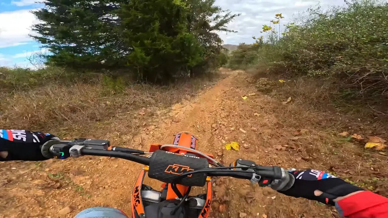 Private MX track DEEP in Appalachia (Autumn)