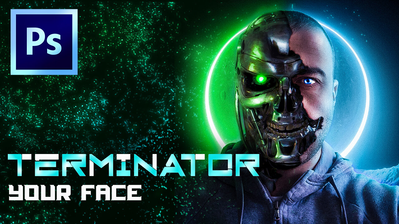 How To TERMINATOR Your Face & CREATE A Profile Picture | Speed ART ...