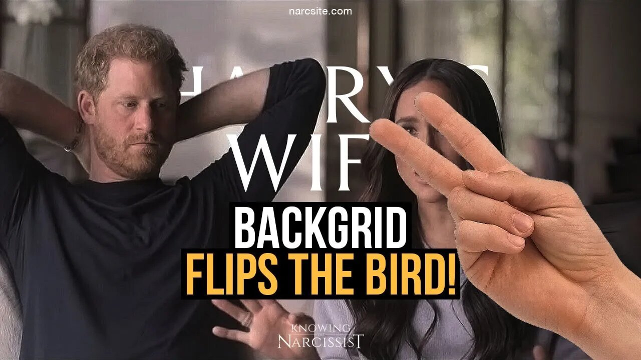 Backgrid Flips The Bird (Meghan Markle)