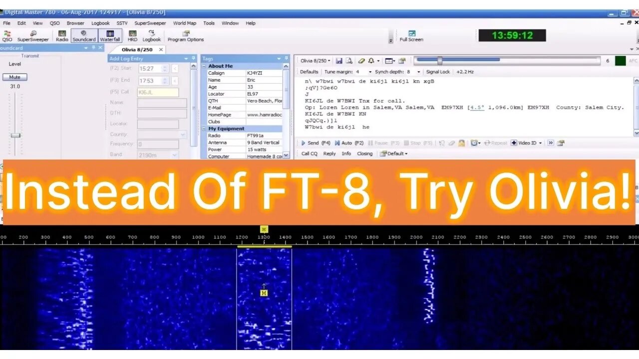 OLIVIA , The HF Digital Mode That Actually Lets You COMMUNICATE With ...