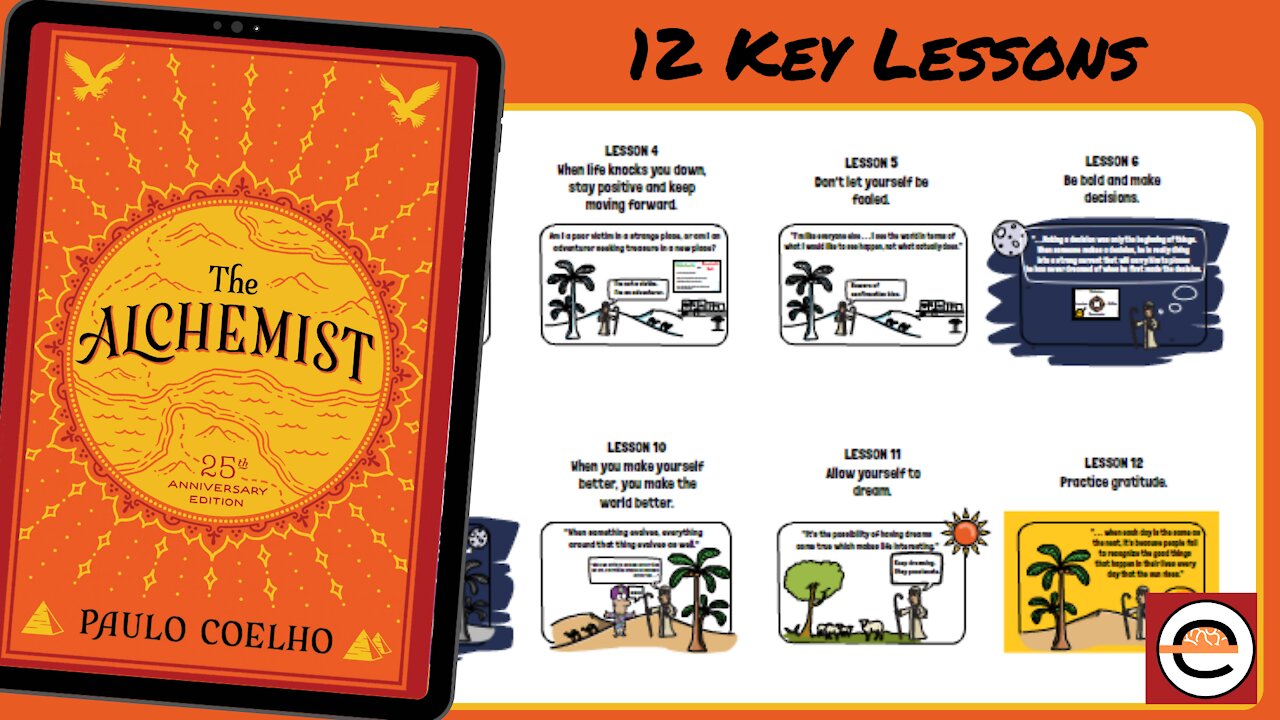 The Alchemist, by Paulo Coelho | ANIMATED SUMMARY | 12 Key Lessons