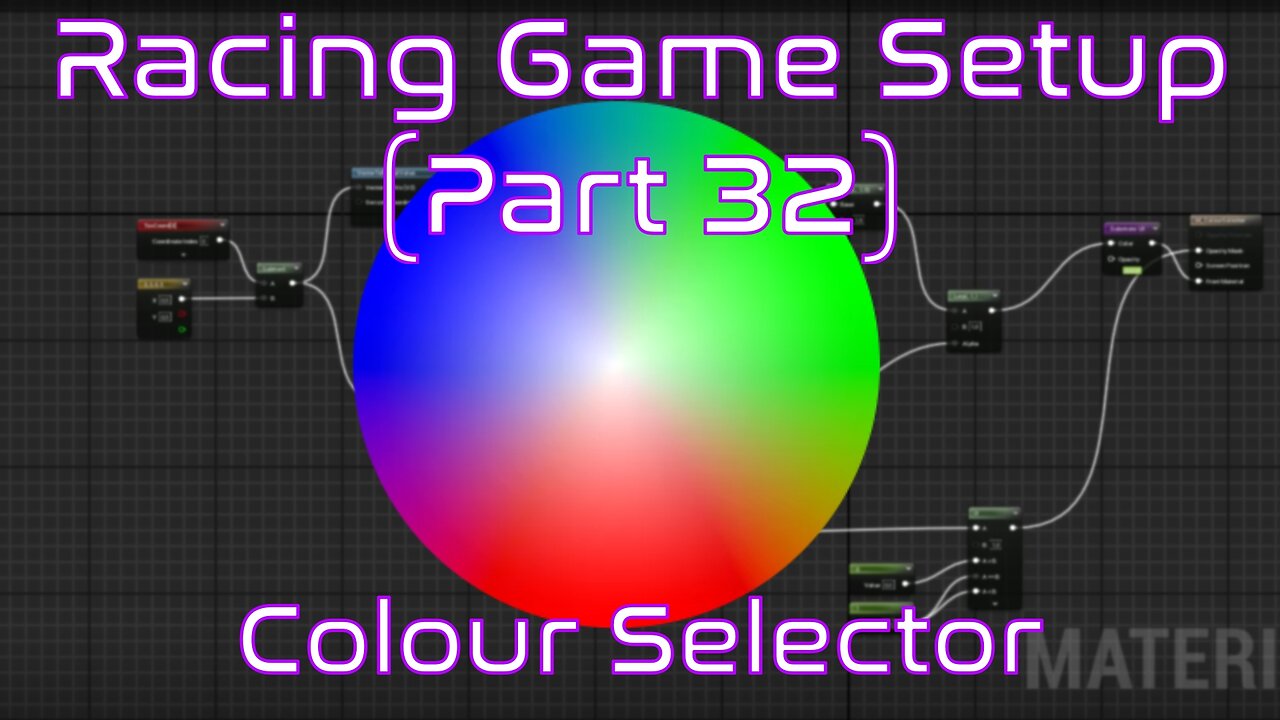 Setup Color Selector Part 01 The Setup Unreal Engine Racing Game Tutorial