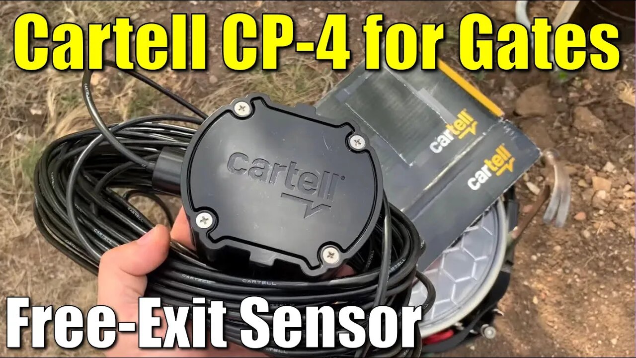 Cartell CP4 Automatic Gate Opener Free Exit Sensor Overview and DIY ...