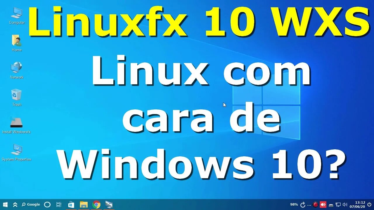 LINUX COM CARA DE WINDOWS 10? Conheça o Linuxfx 10 WXS e o BalenaEtcher ...