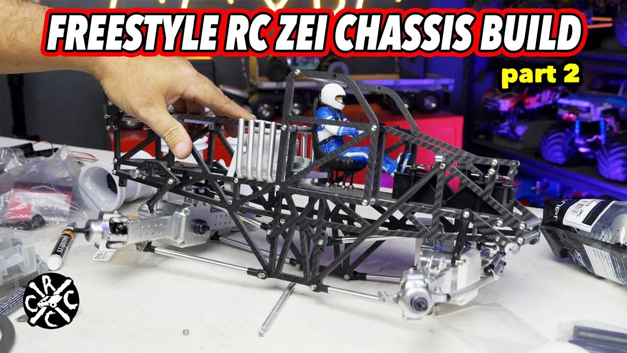 Freestyle RC ZEI Chassis Monster Truck Build: PART 2 - Installing ...