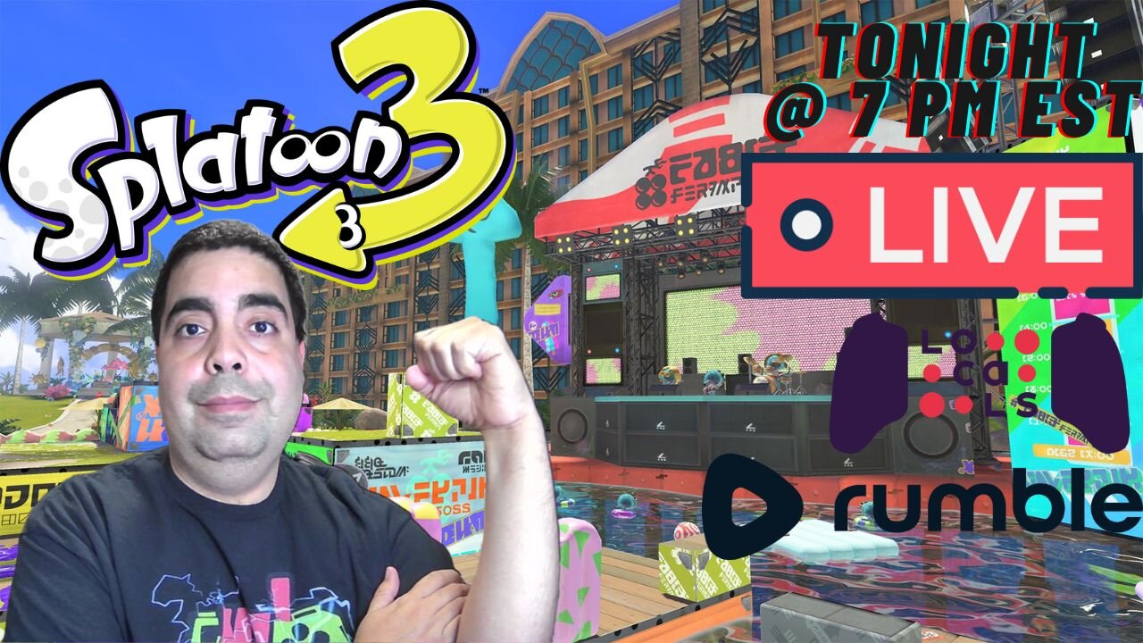 LIVE Replay: Rumble Gaming - Playing more Splatoon 3!!!
