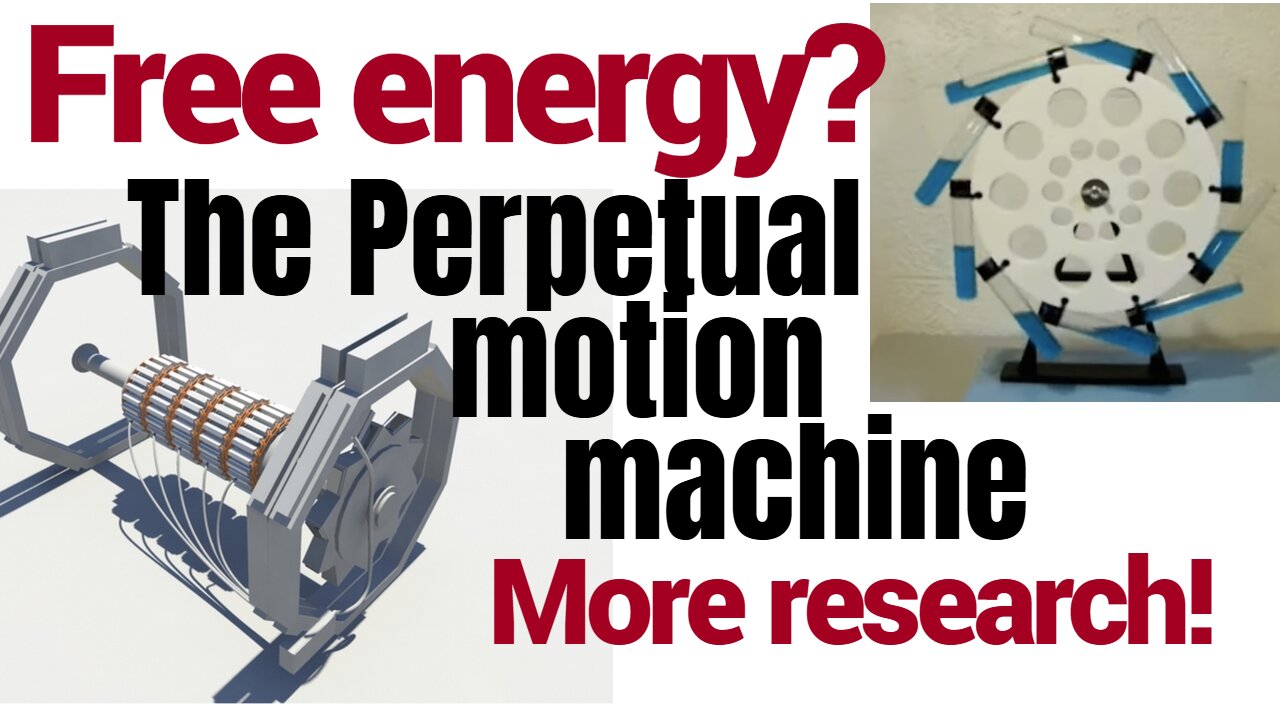 Perpetual motion machines. A source of free energy?