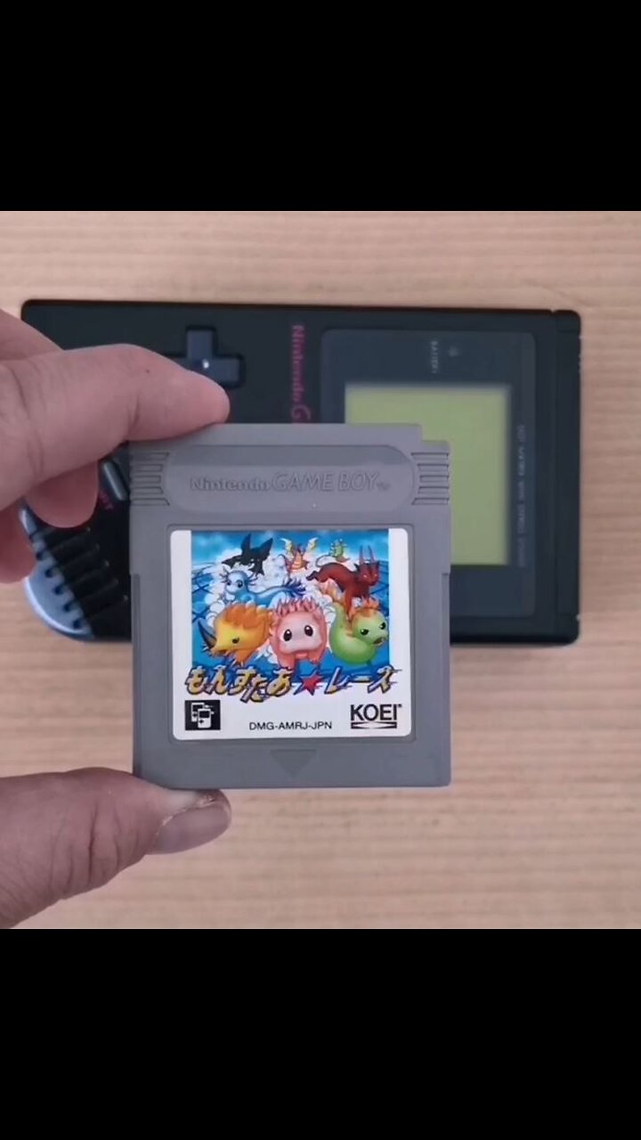 Monster Race for the Game Boy Train and Race not Fight your Monsters