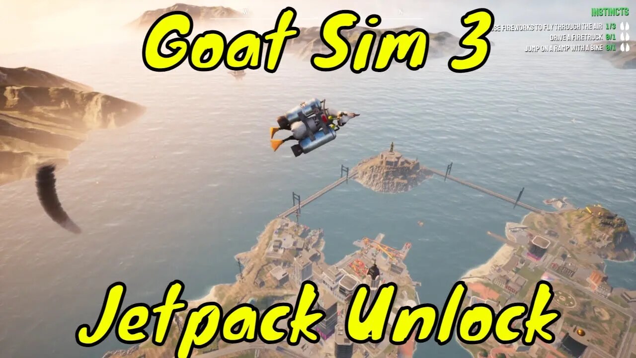 Goat Simulator 3 How to Unlock Jetpack