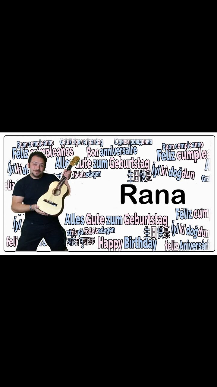 Happy Birthday Rana - Happy Birthday to You Rana #shorts