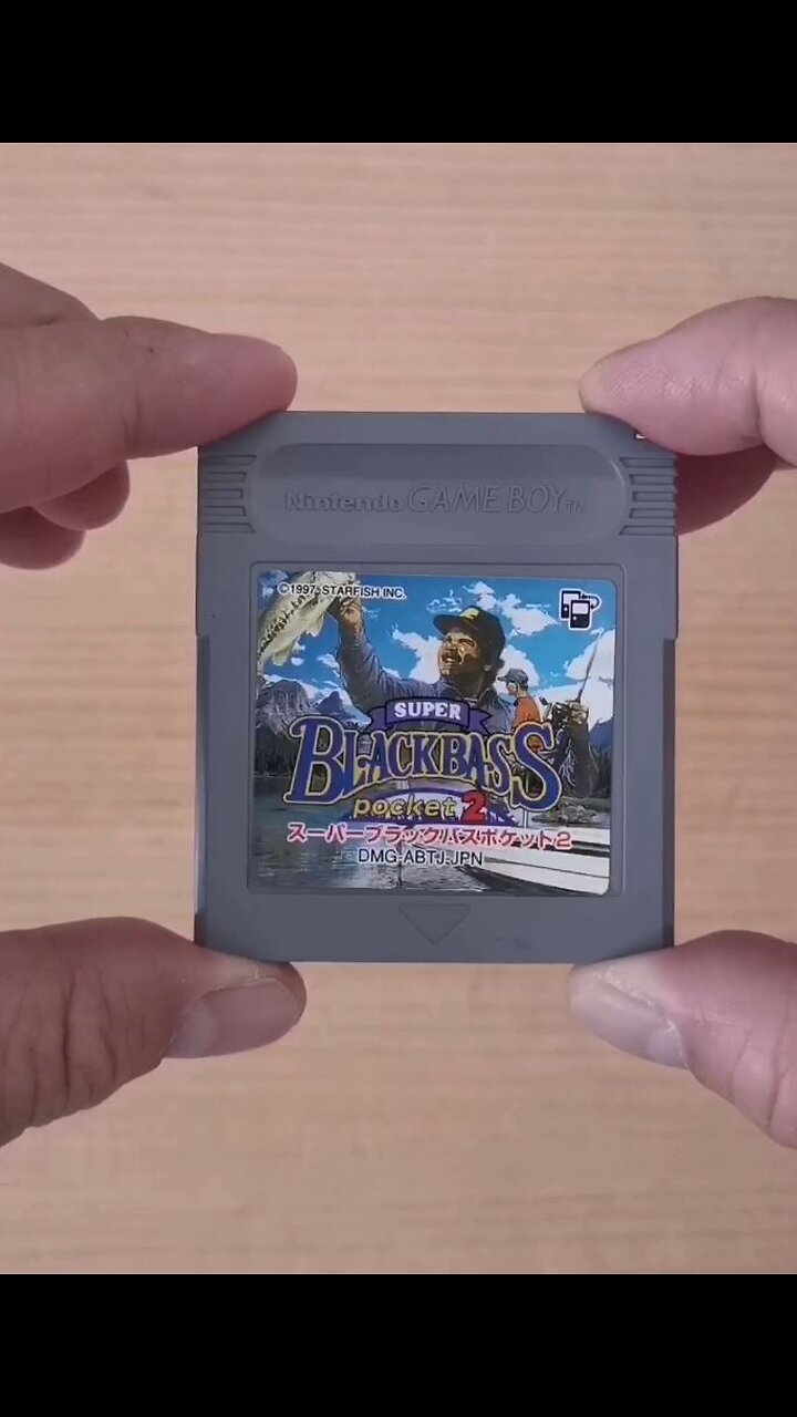 Game Boy Fishing Game Super Black Bass Pocket 2
