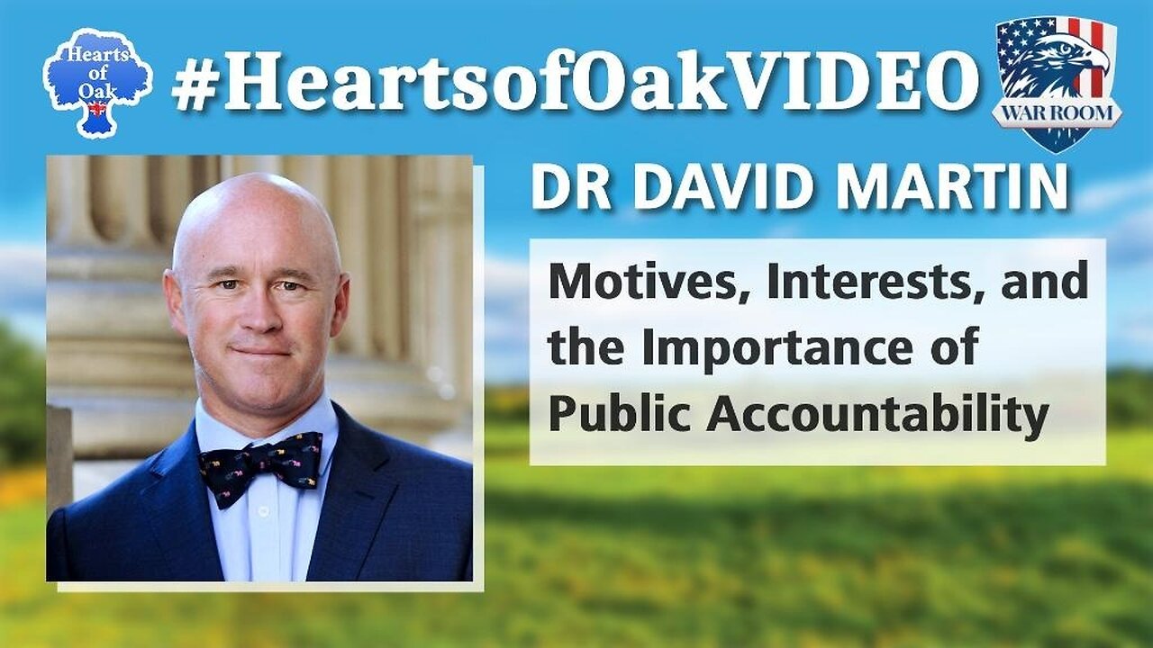 Hearts of Oak: Dr David Martin - Motives, Interests and the Importance ...